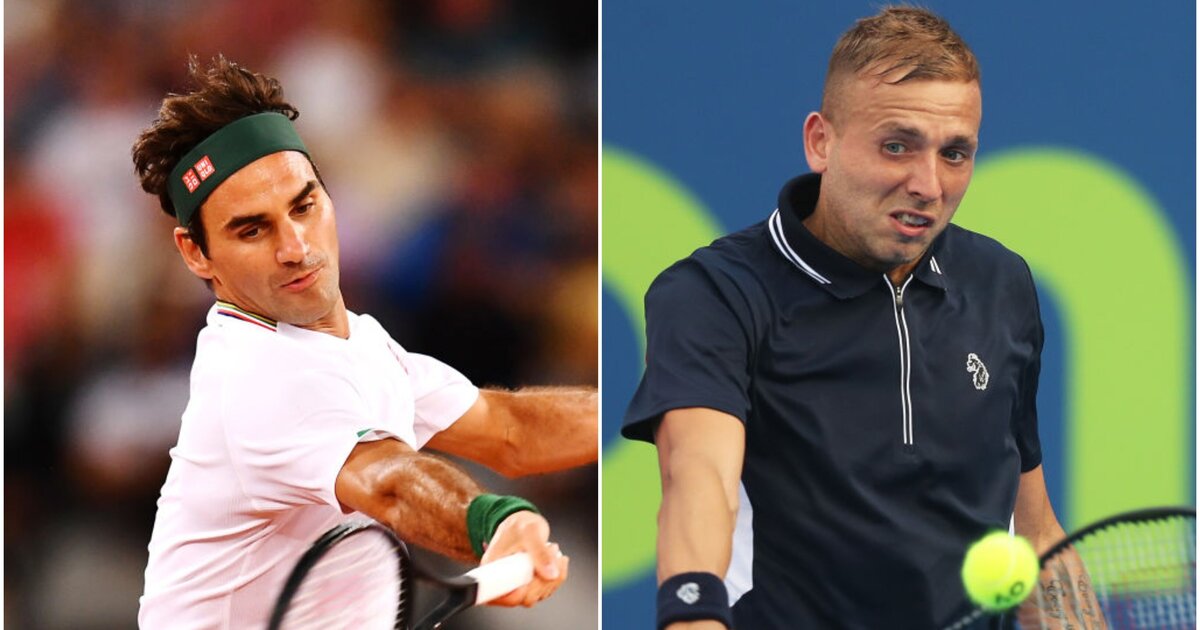 ATP Doha: Im Re-Live: Roger Federer schlägt zur Rückkehr Dan Evans ...