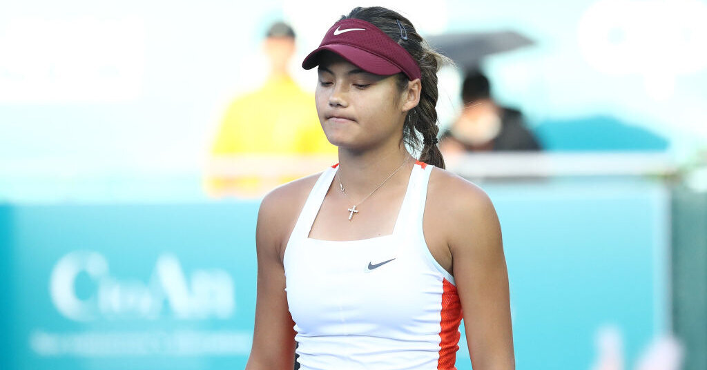 Raducanu falls out of character · tennisnet.com