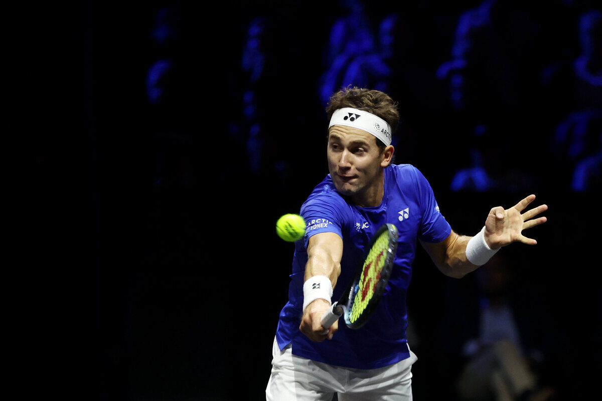 Laver Cup: Casper Ruud holt mühevoll 1:0 für Team Europe · tennisnet.com