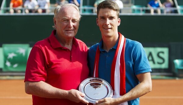 Martin Fischer nach Karriereende beim Davis Cup in Kitzbühel ...