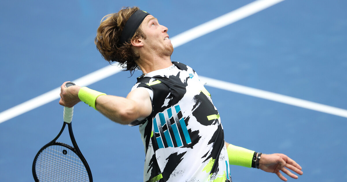 ATP St. Petersburg: Andrey Rublev after defeating Denis Shapovalov in ...