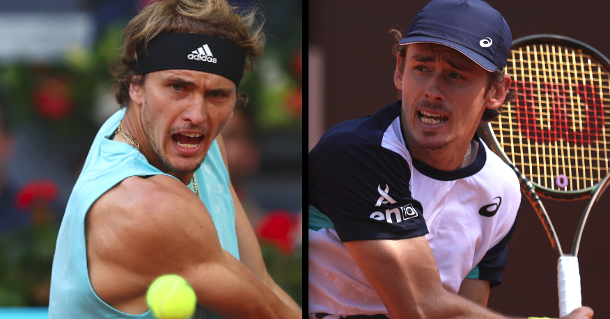 ATP Masters Rom: Alexander Zverev vs Alex de Minaur im TV, Livestream und Liveticker · tennisnet.com